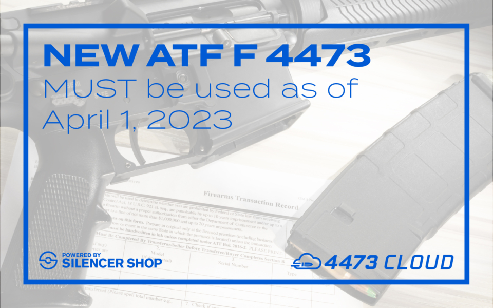 NEW ATF F 4473 - 4473 Cloud